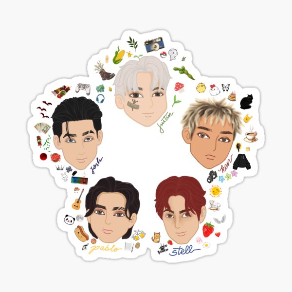 "SB19 ICONS" Sticker for Sale by ulricateodoro | Redbubble