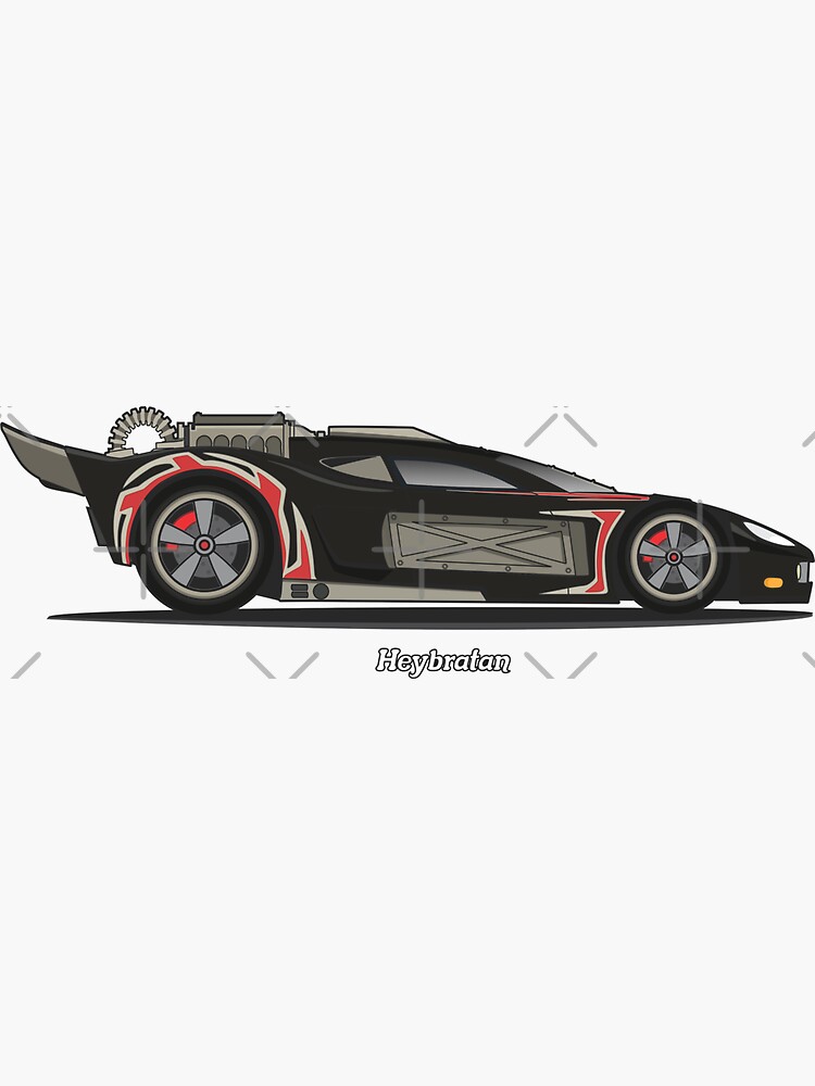 "HW Acceleracers Spine Buster Vector Art" Sticker for Sale by Heybratan ...