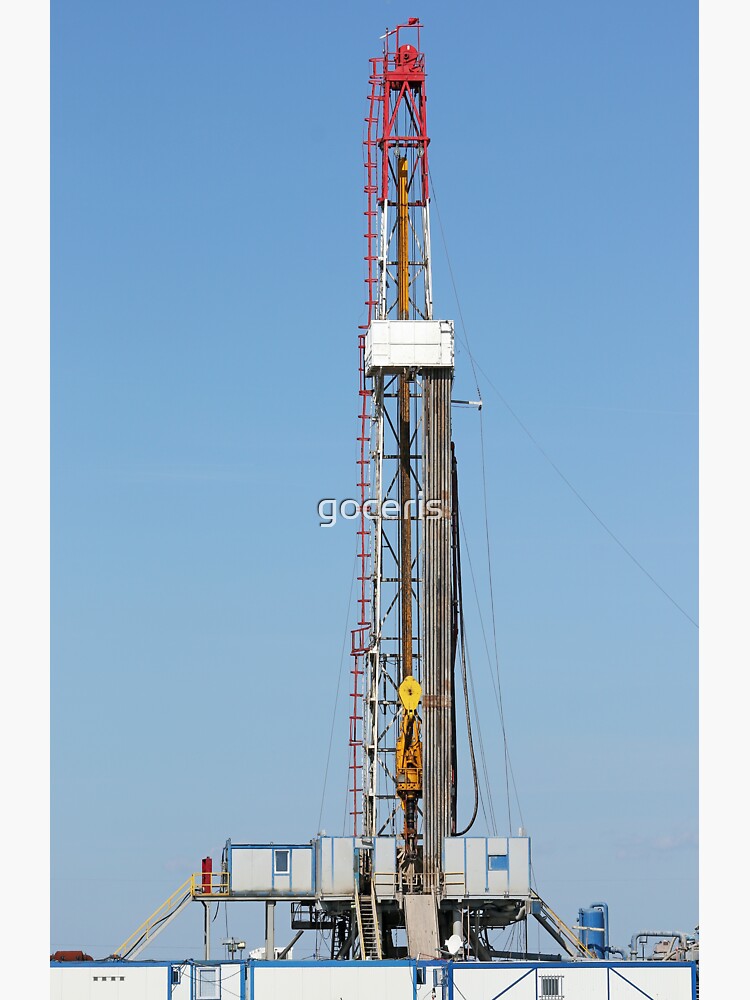 "offshore oil drilling rig" Sticker by goceris | Redbubble