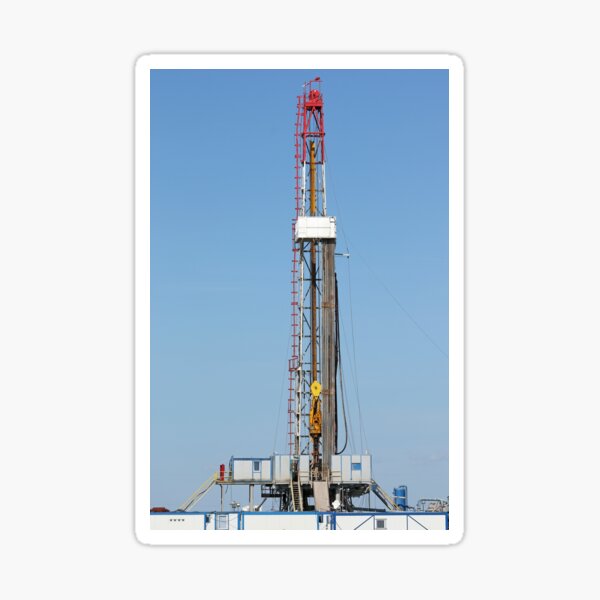 "offshore oil drilling rig" Sticker by goceris | Redbubble