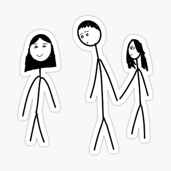 "Boyfriend Staring Meme" Sticker for Sale by PayingHerLoans | Redbubble