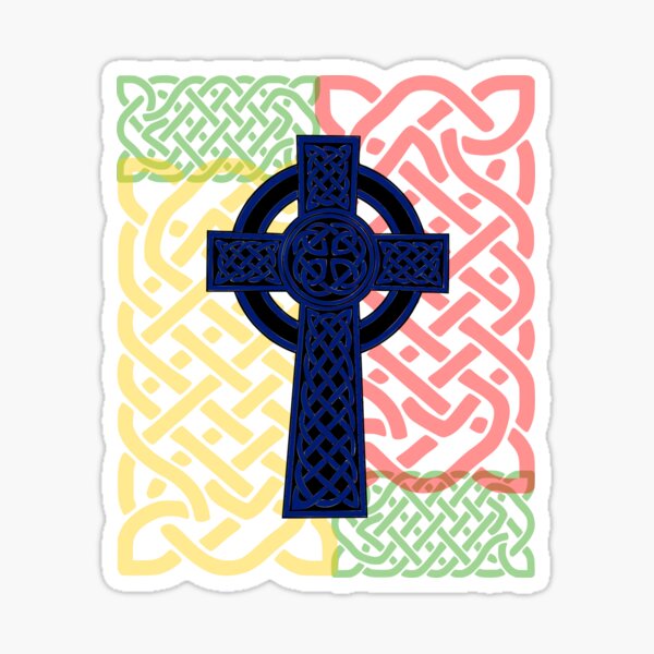 "Celtic cross" Sticker for Sale by Bart-Designs | Redbubble