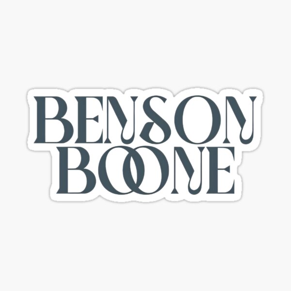 "Benson Boone " Sticker for Sale by HeyLuisete | Redbubble