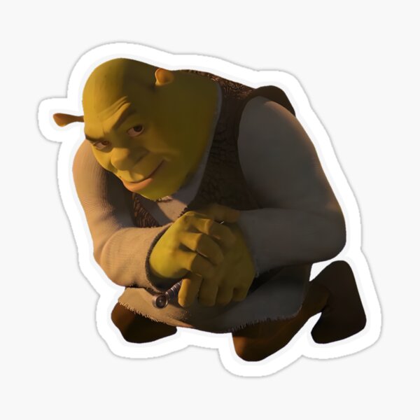 "Sherk meme rizz" Sticker for Sale by Creative-zone06 | Redbubble
