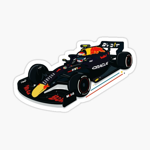 "Max Verstappen F1 Car 2024 (RB-20)" Sticker for Sale by jen-erally ...