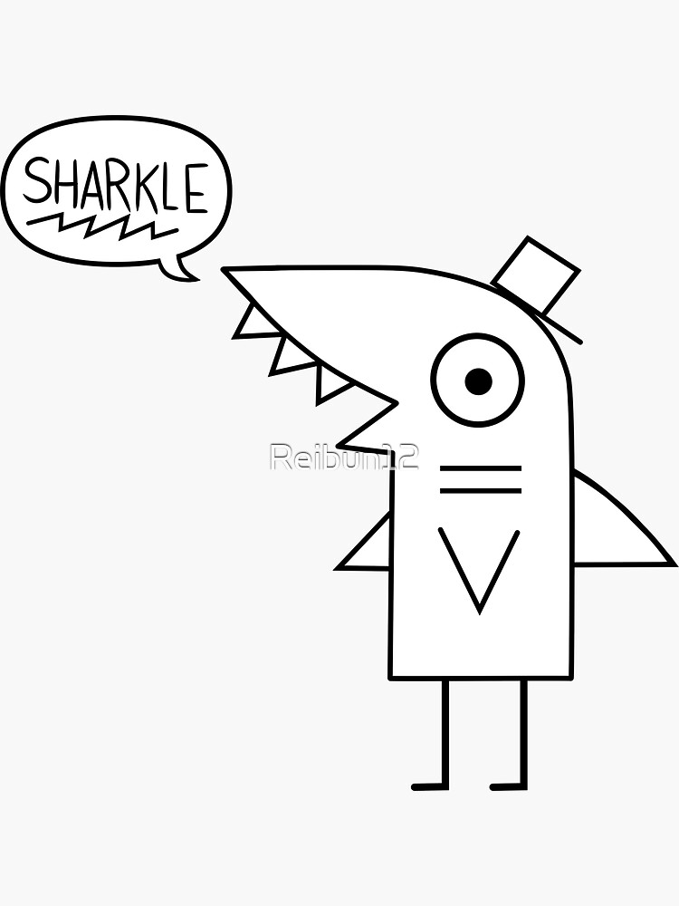 "sharkle - night in the woods" Sticker for Sale by Reibun12 | Redbubble