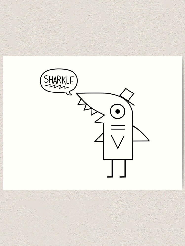 "sharkle - night in the woods" Art Print for Sale by Reibun12 | Redbubble