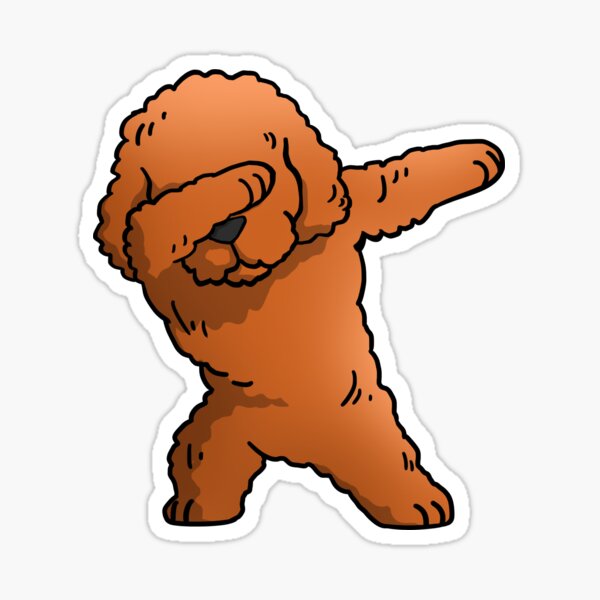 Toy Poodle Stickers | Redbubble