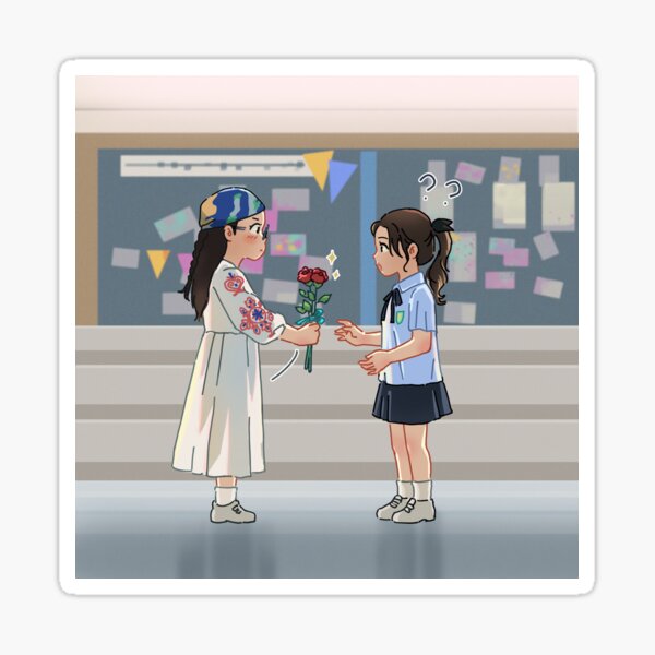 "The unspoken confession" Sticker for Sale by windfancy | Redbubble