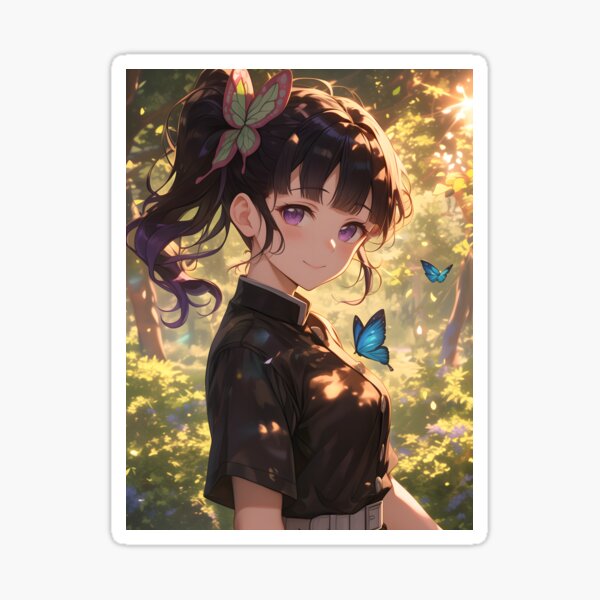 "Kanao Tsuyuri - Demon slayer 6" Sticker by Infinite-Aspire | Redbubble