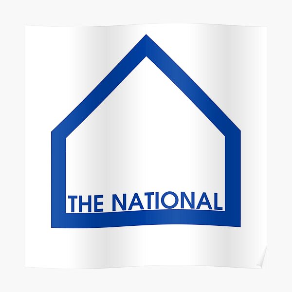 "The National (Band) - Logo" Poster by niflheimv | Redbubble