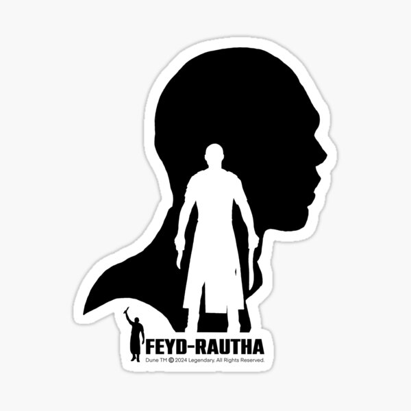 "Classic Feyd-Rautha" Sticker for Sale by artbyawolf | Redbubble