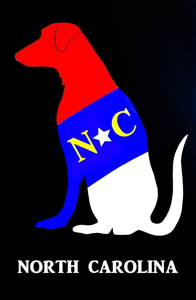 "NC DOG " by barryknauff | Redbubble