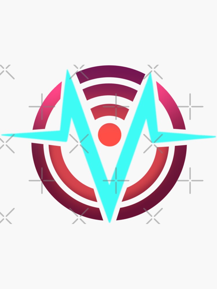 "Hazbin Hotel: Vox’s Phone Logo Design" Sticker for Sale by Zarafyn ...