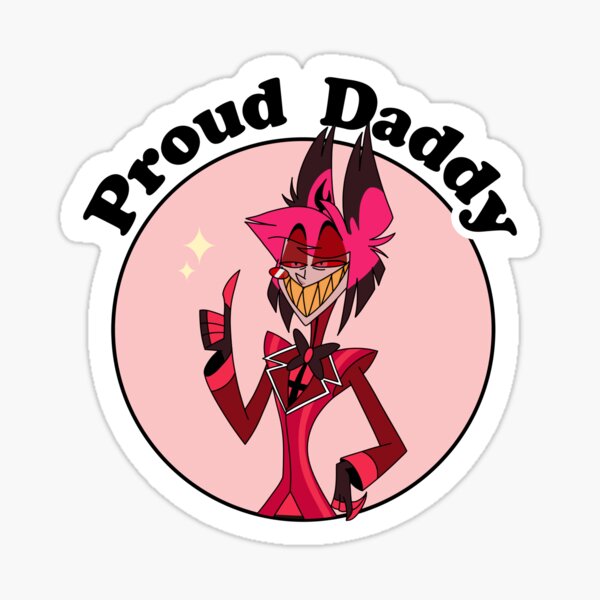 "Alastor Proud Daddy - Hazbin Hotel" Sticker for Sale by elenatsuya ...