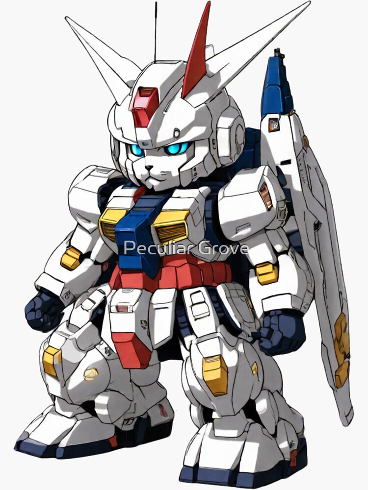 "Cat Mech" Sticker for Sale by Peculiar Grove | Redbubble