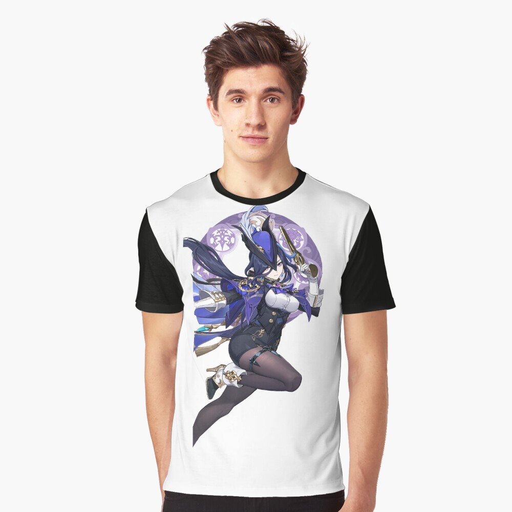 "Clorinde Genshin Impact" Sticker by bashhonkdesign | Redbubble