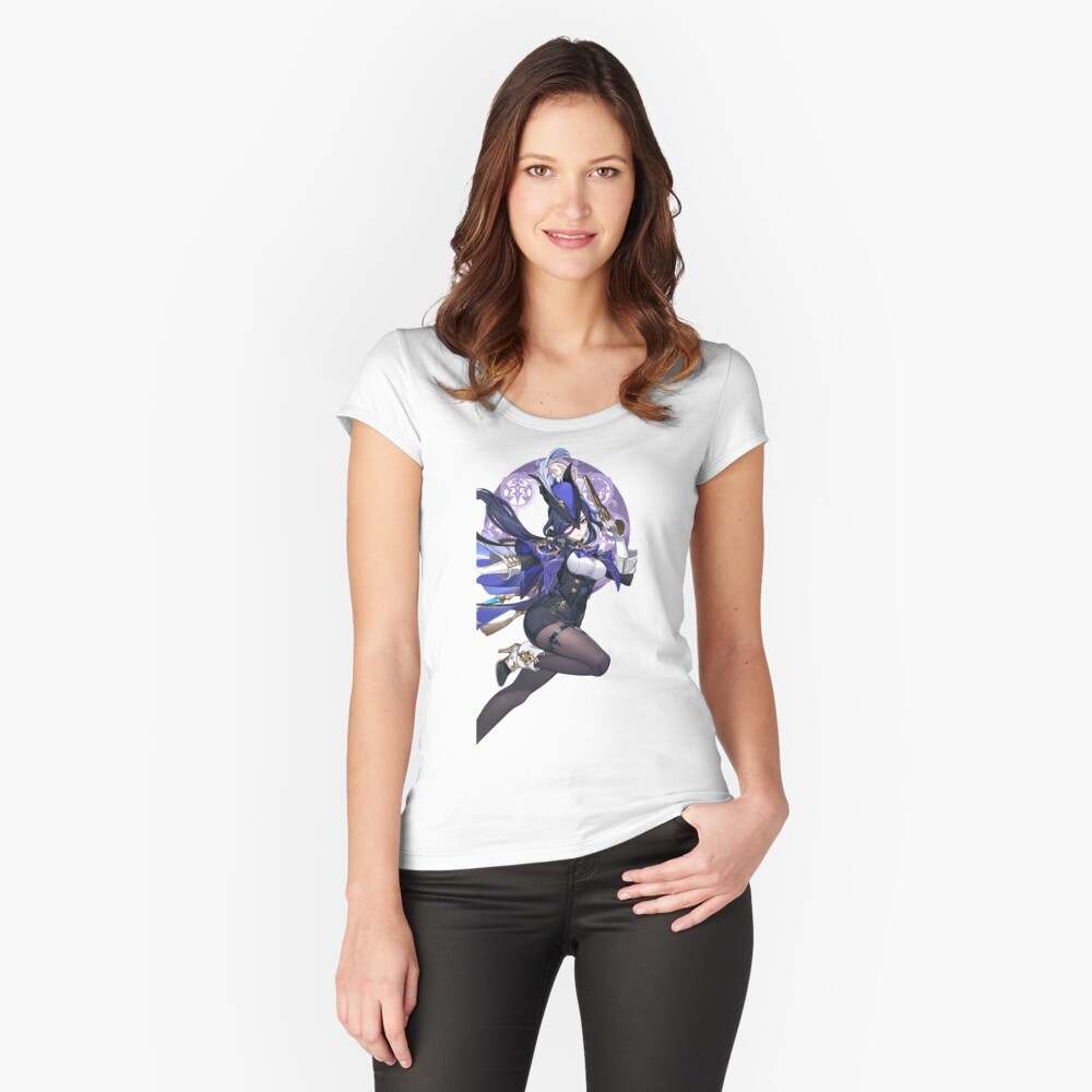 "Clorinde Genshin Impact" Sticker by bashhonkdesign | Redbubble