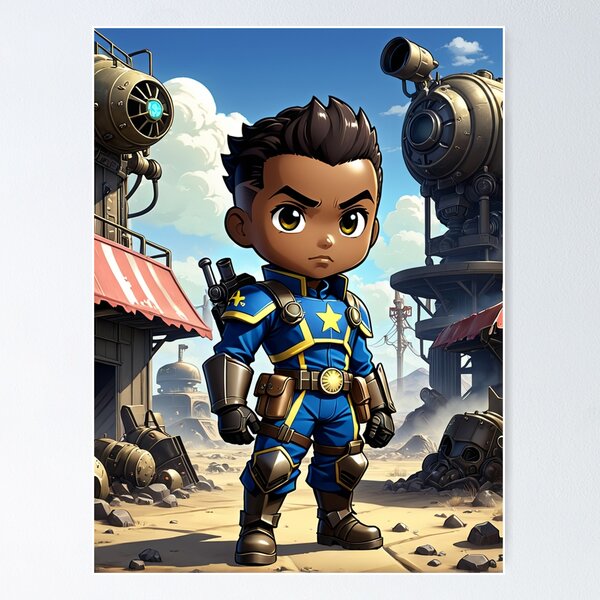 "Chibi from Fallout: Postnuclear Fun" Poster by EminenceArts | Redbubble