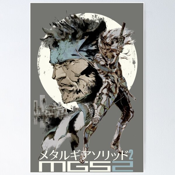 "MGS2 Sons of Liberty" Poster for Sale by varisfinn | Redbubble