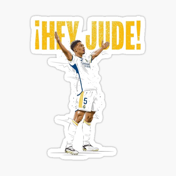 "Hey Jude" Sticker for Sale by zeba97 | Redbubble