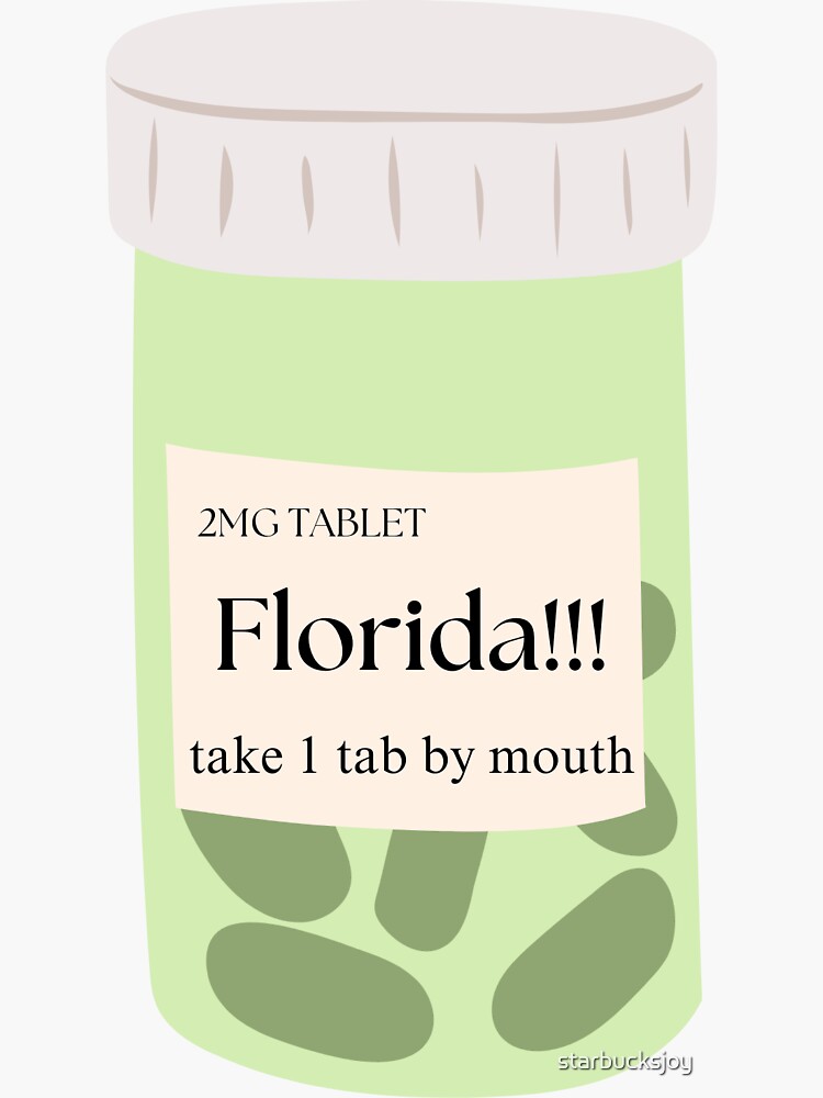 "FLORIDA!!! TTPD - green" Sticker for Sale by starbucksjoy | Redbubble