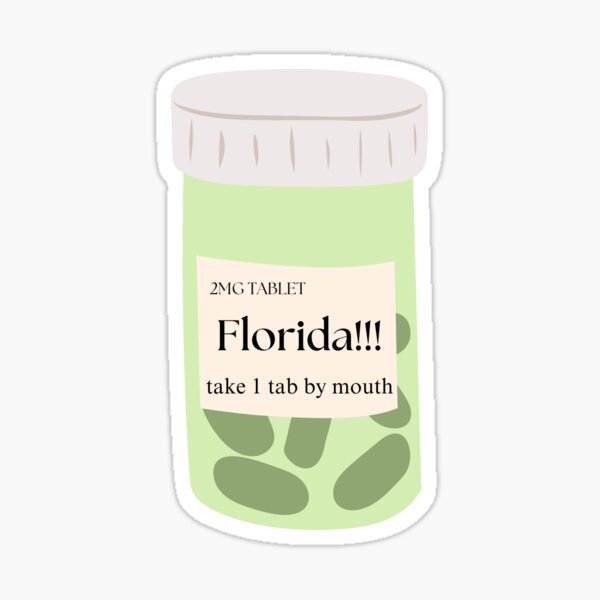 "FLORIDA!!! TTPD - green" Sticker for Sale by starbucksjoy | Redbubble