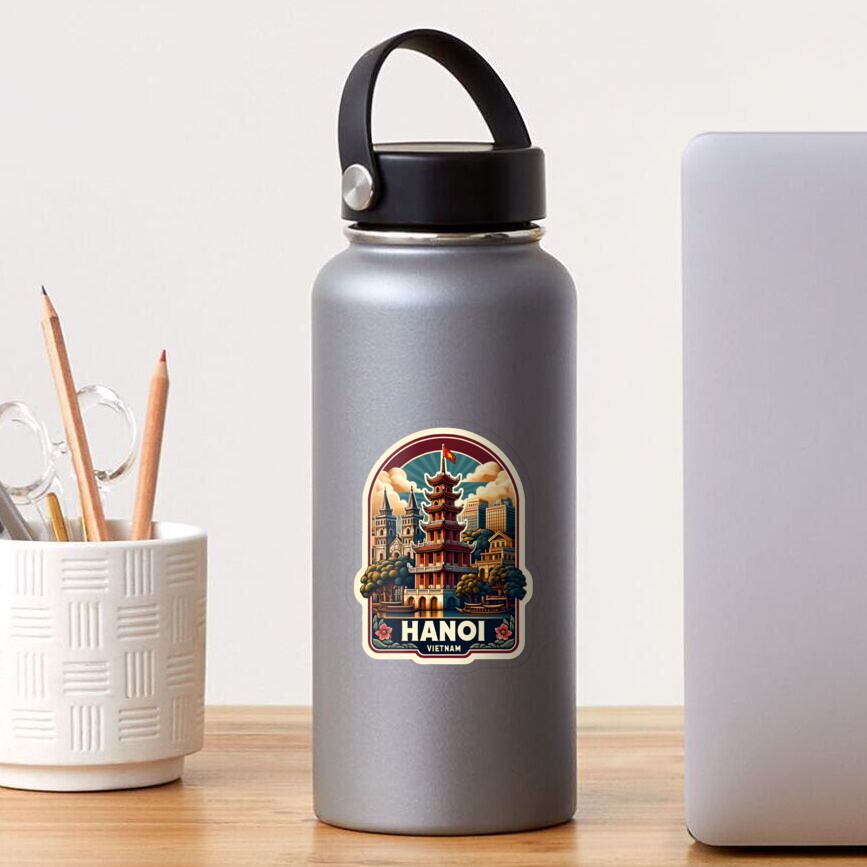 "Hanoi Vietnam" Sticker for Sale by LoveLabDesign | Redbubble