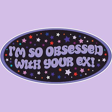 "SO OBSESSED - Olivia Rodrigo inspired sticker" Essential T-Shirt for ...