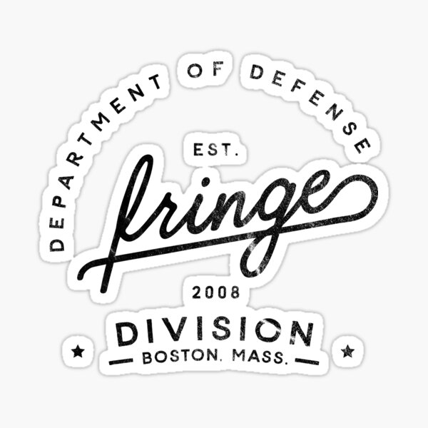 "Fringe Division" Sticker for Sale by subject13fringe | Redbubble