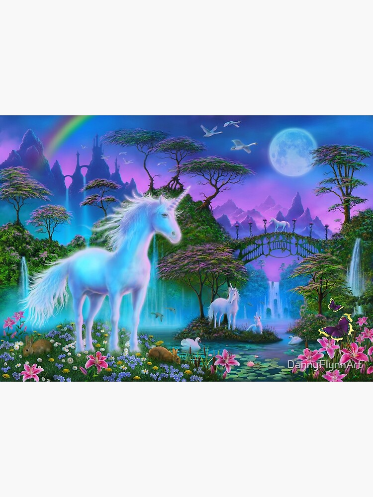 "Unicorn Bridge" Art Print for Sale by DannyFlynnArt | Redbubble