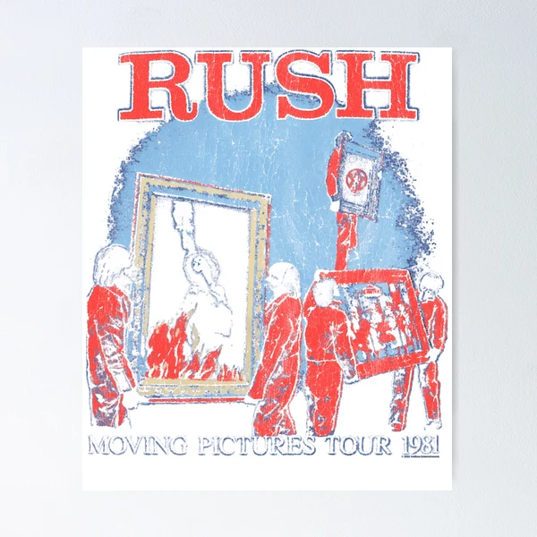 Rush Bandposter Moving Pictures A Tribute To The Music Of Rush