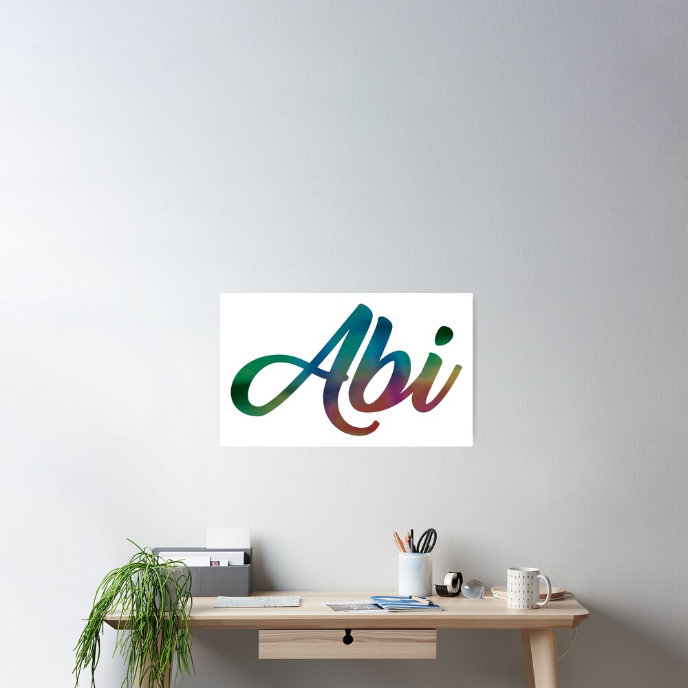 "Abi" Sticker for Sale by xRadicalRainbow | Redbubble