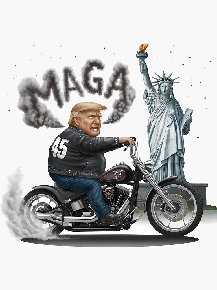 Trump Bike Memes Daytona Beach Bike Week 2017 Donald Trump MAGA