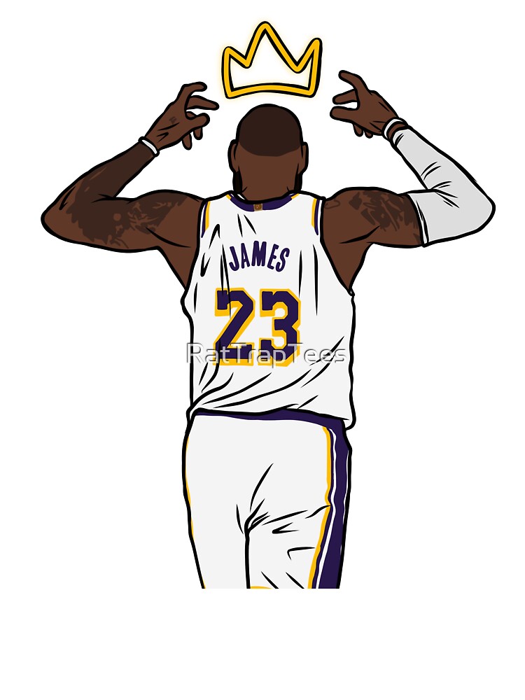 "LeBron James Crowns Himself" Kids T-Shirt for Sale by RatTrapTees ...