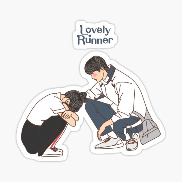"Lovely Runner Kdrama" Sticker for Sale by cepluk | Redbubble