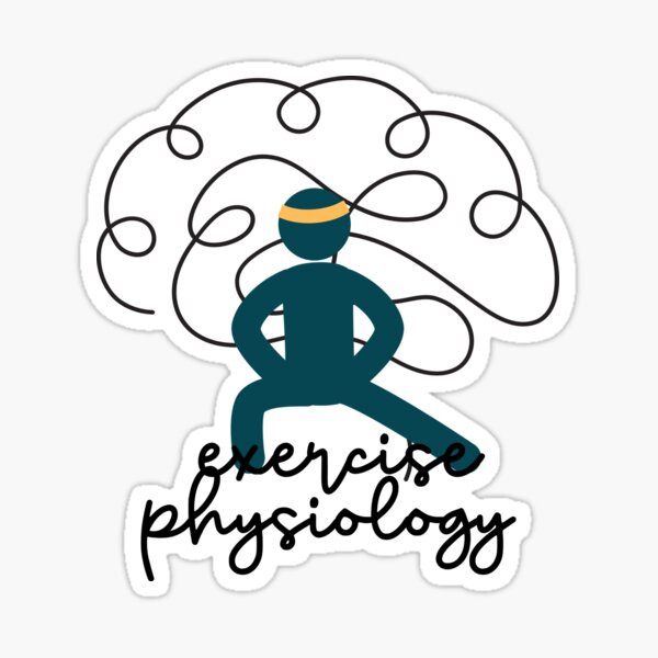 "Exercise physiology" Sticker for Sale by AnulaArt | Redbubble
