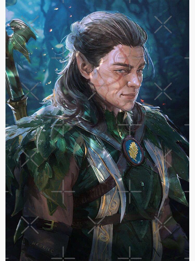 "Baldur's Gate 3 Halsin" Sticker for Sale by MrSewak | Redbubble