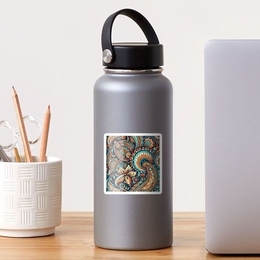 "Elegant Paisley Pattern Designs" Sticker for Sale by ysfbmh | Redbubble