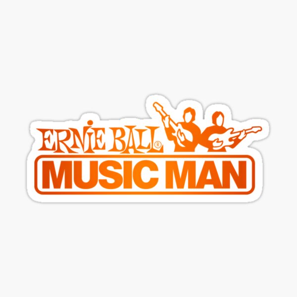 "Music Man Logo" Sticker by IsabeConner | Redbubble