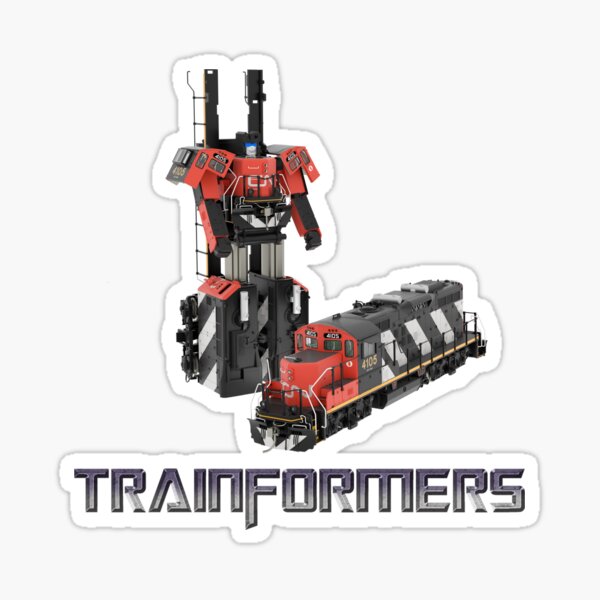 "Trainformers - Where Trains meet Transformers" Sticker for Sale by ...