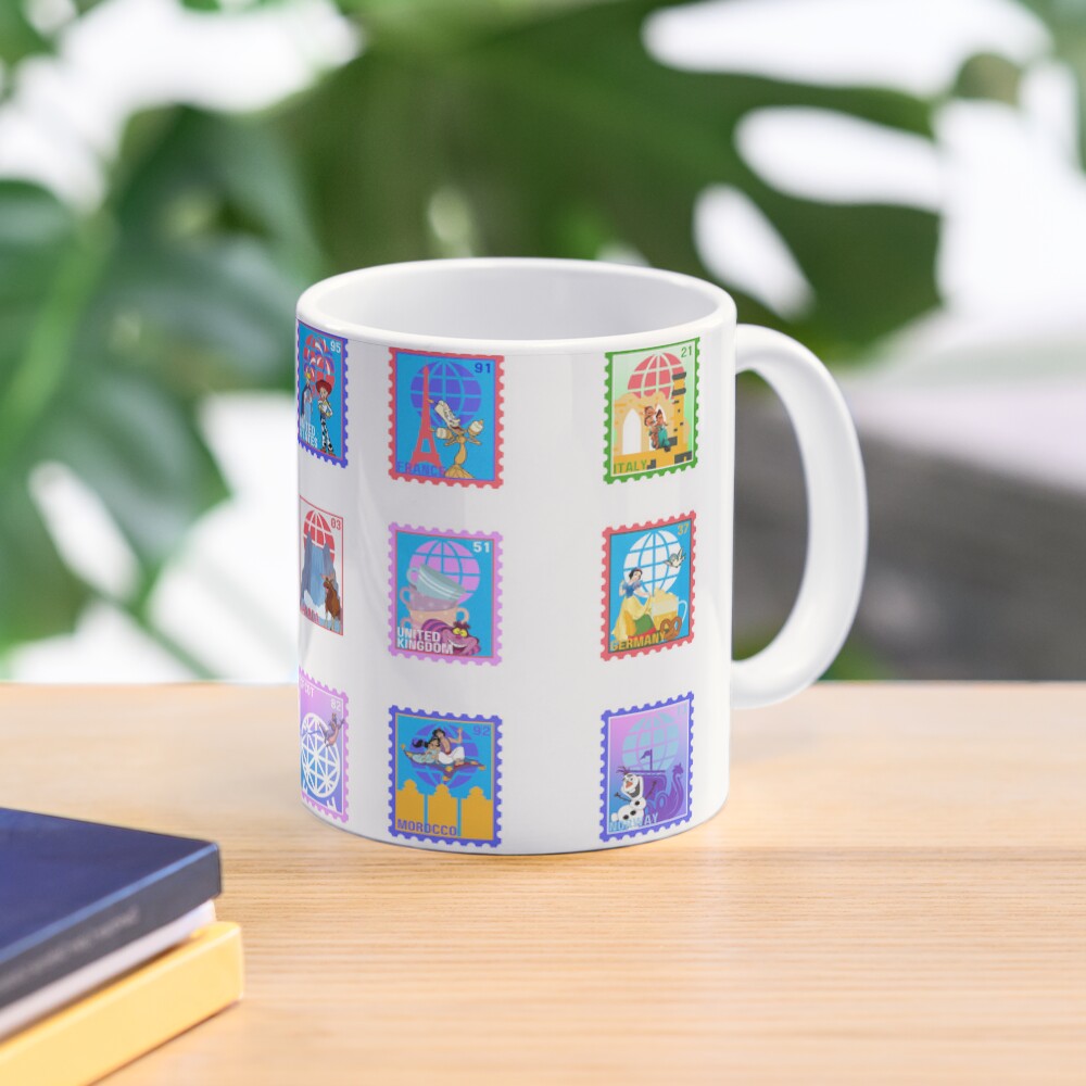 "Country Stamps from Epcot World Showcase" Sticker for Sale by ...