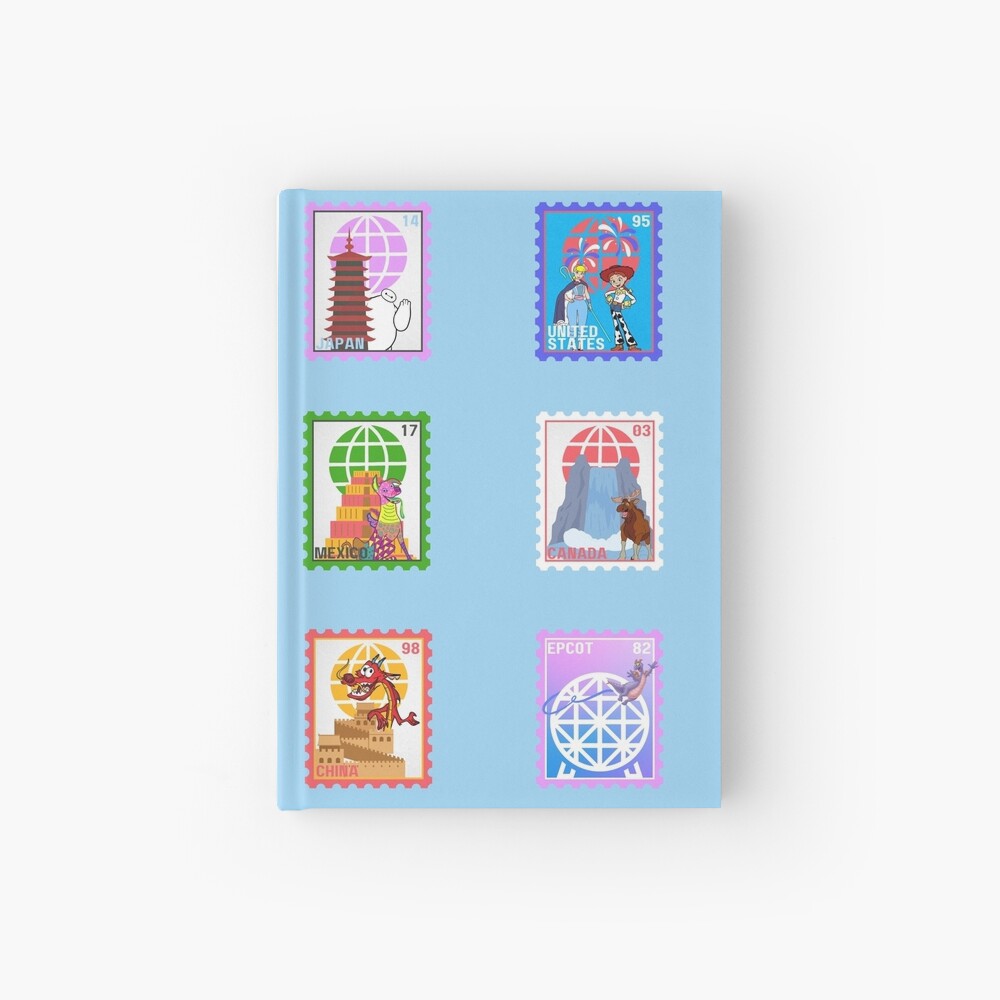 "Country Stamps from Epcot World Showcase" Sticker for Sale by ...