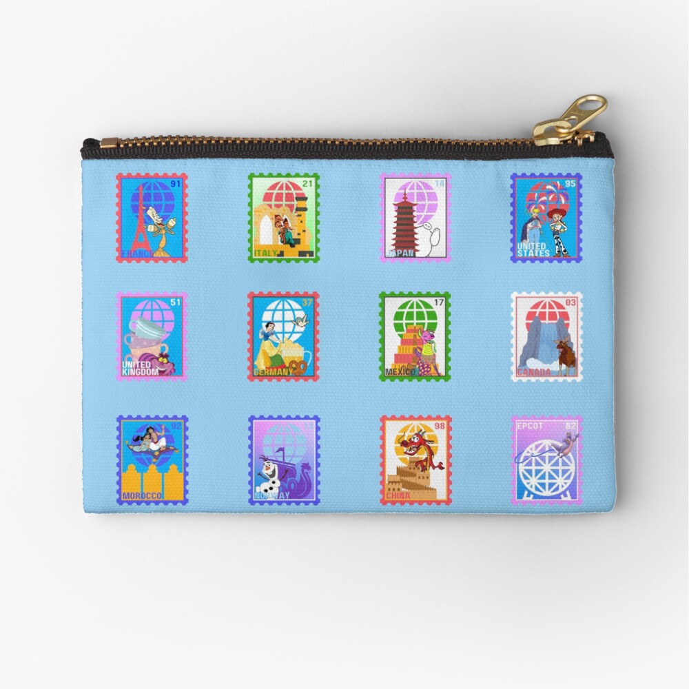 "Country Stamps from Epcot World Showcase" Sticker for Sale by ...