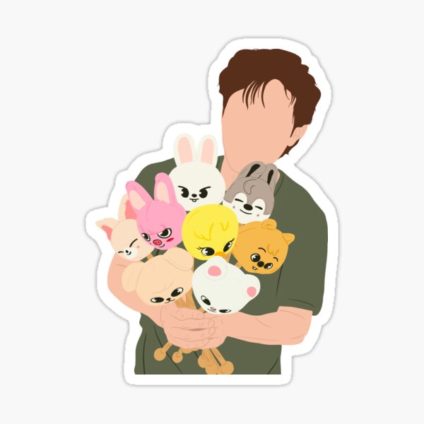 "Channie & his children (aka a SKZoo Bouquet)" Sticker for Sale by ...