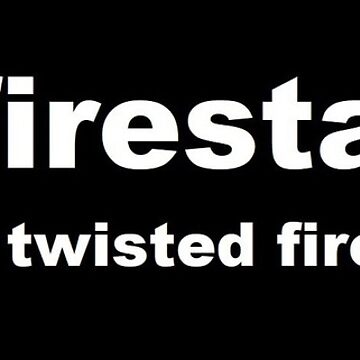 "The Prodigy: Firestarter. Twisted Firestarter. (BLACK BAR background)" Sticker for Sale by ...