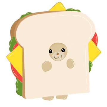 "Ternurin sandwich" Sticker by EclEcticoArte | Redbubble