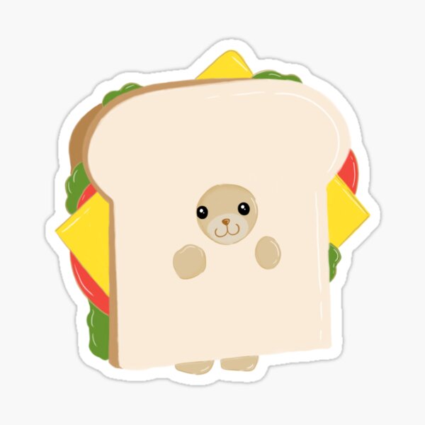 "Ternurin sandwich" Sticker by EclEcticoArte | Redbubble