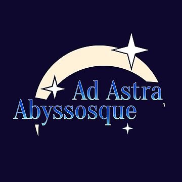 "Ad Astra Abyssosque" Sticker for Sale by KeyneMatsudo | Redbubble