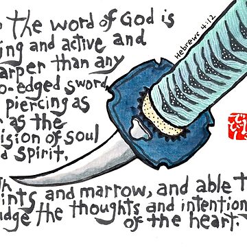 "Living Sword" Sticker for Sale by dosankodebbie | Redbubble